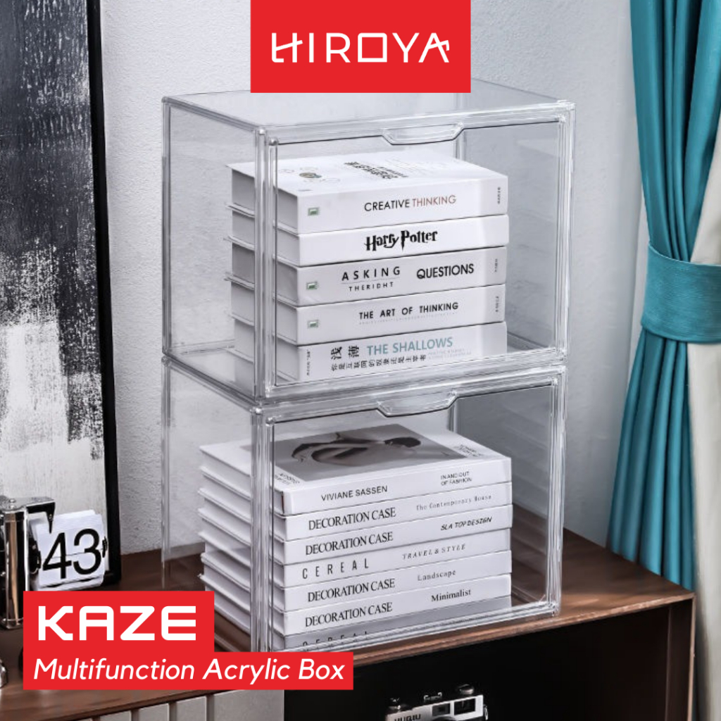 Jual 【HIROYA】KAZE Kotak Laci Multifungsi Estetika Container Majalah ...