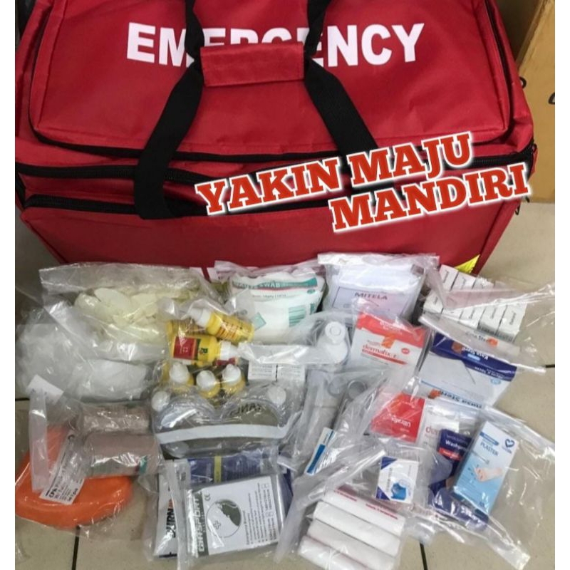 Jual Tas Emergency Kit Plus Isi / Responder Trauma Bag / Tas Ambulance ...
