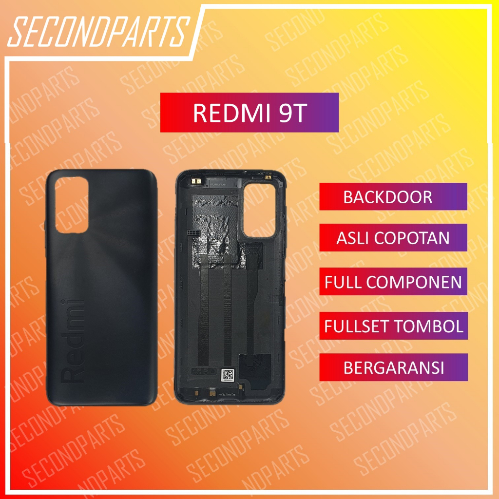 Jual CASING BACKDOOR BACK DOOR COVER REDMI 9T ORIGINAL COPOTAN | Shopee ...