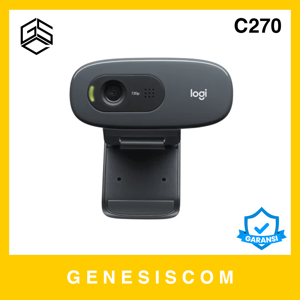 Jual Webcam LOGITECH C270 HD 720p Mic Microphone Web Cam Camera Live ...