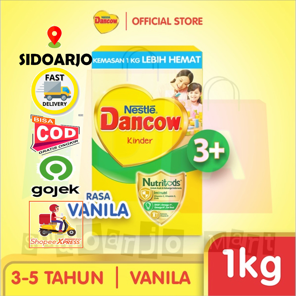 Jual Nestle Dancow 3+ dengan Susu Pertumbuhan Rasa Vanila 3-5 Tahun Box ...