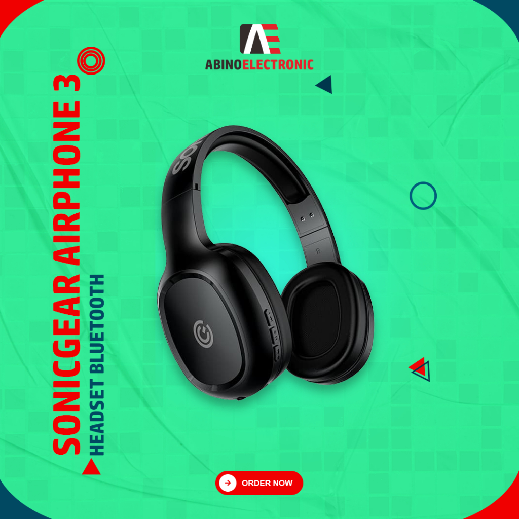 Jual Headset Bluetooth Sonicgear Airphone 3 Headphone PC Laptop HP ...