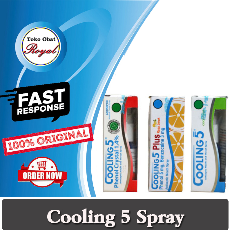 Jual Cooling 5 Antiseptic Spray Obat Tenggorokan dan Sariawan | Shopee ...