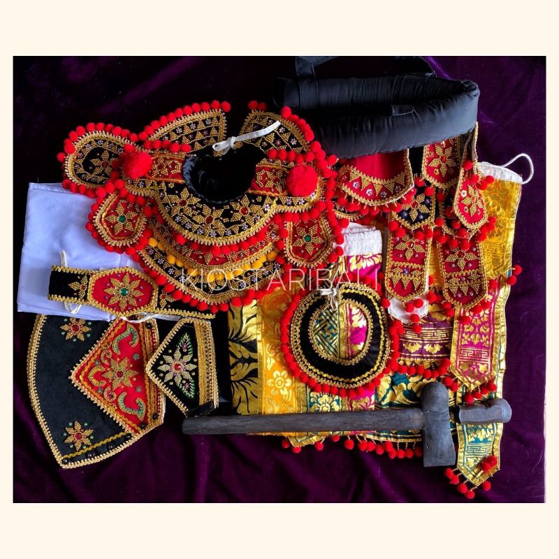 Jual Pakaian Tari Topeng Bali / Kostum Topeng Set Lengkap / Tari Topeng ...