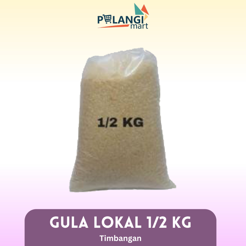 Jual GULA PASIR LOKAL 1/2 KG | Shopee Indonesia