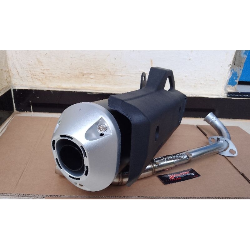 Jual knalpot standard racing inlet 38/50 mm untuk:pcx160,pcx150 ...