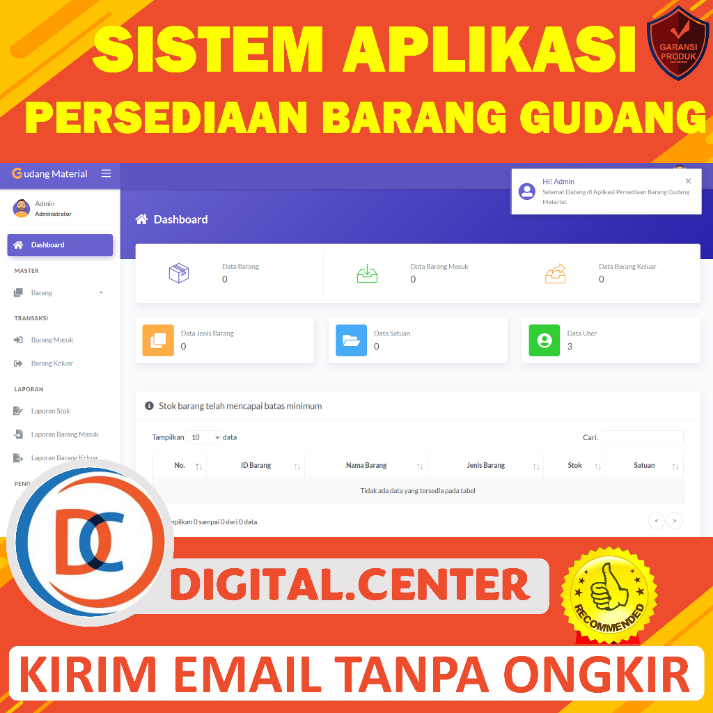 Jual Sistem Aplikasi Persediaan Barang Gudang Full Siap Pakai | Shopee ...