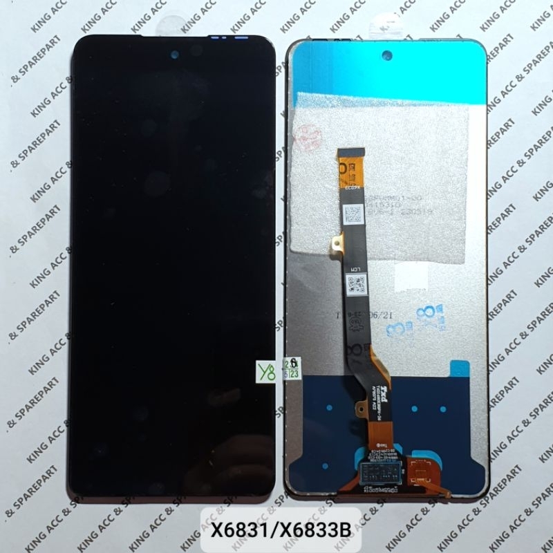 Jual LCD TOUCHSCREEN INFINIX X6831 SPARK 10 PRO X6833 X6833B TECNO POVA ...