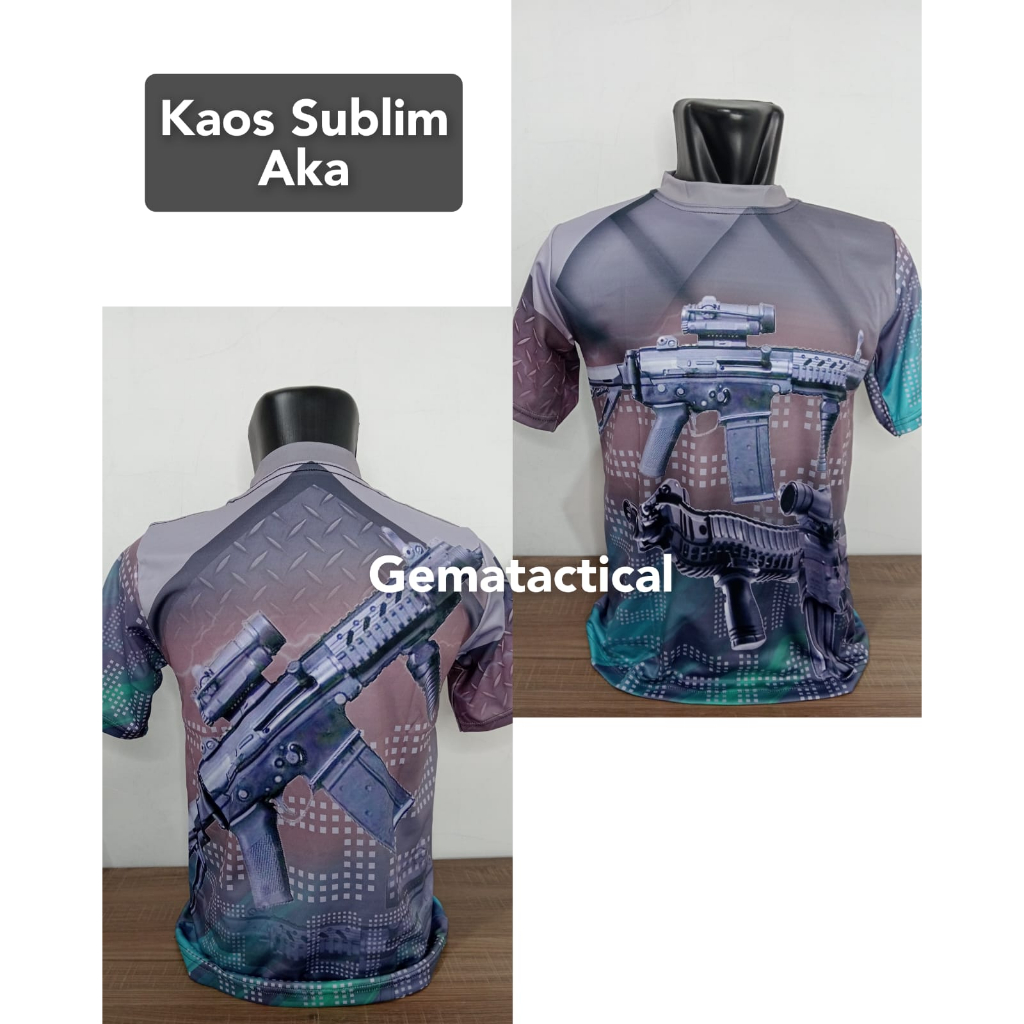 Jual Kaos Jersey Pendek Sublim Tactical / Kaos Jersey Brimob Sniper Aka ...