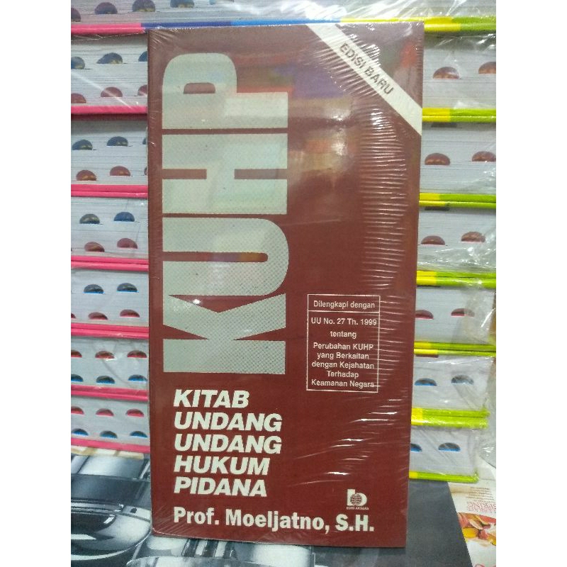 Jual BUKU KUHP KITAB UNDANG-UNDANG HUKUM PIDANA | Shopee Indonesia