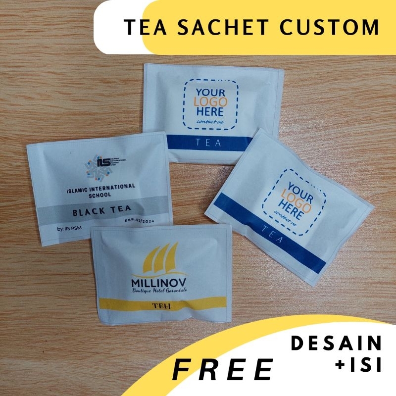 Jual TEH & JAHE GULA MERAH SACHET DESAIN CUSTOM UNTUK INSTANSI DAN LOGO ...