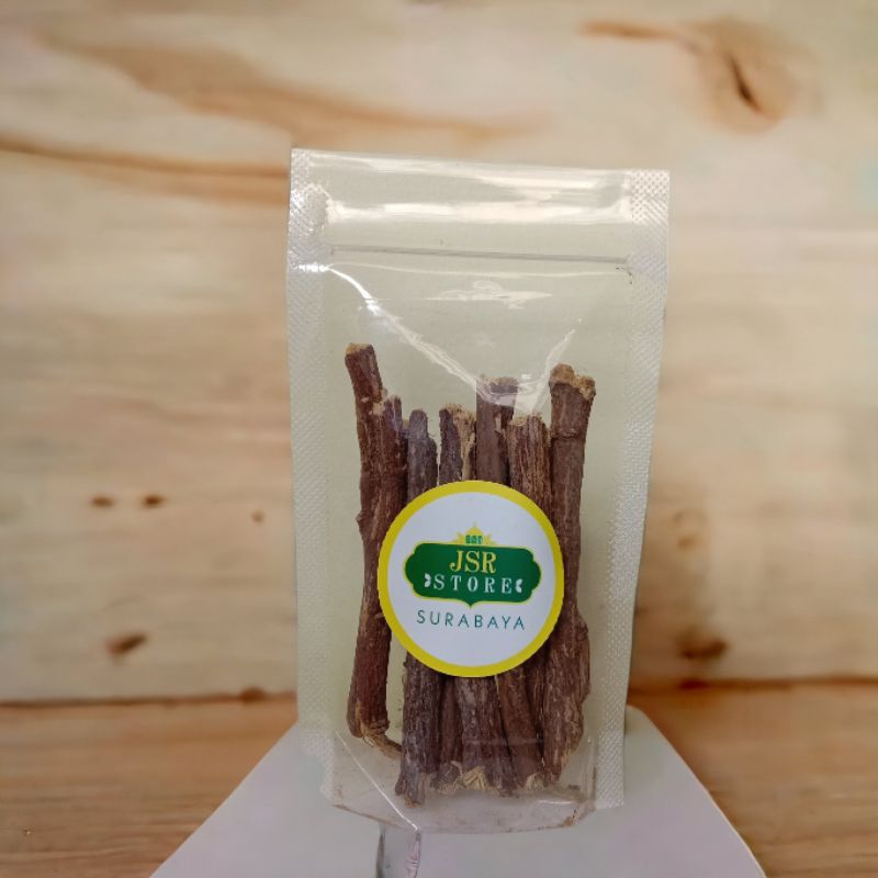 Jual 50 gr Akar Manis, Licorice, Akar Legi, Akar Manis JSR, Rempah Akar ...