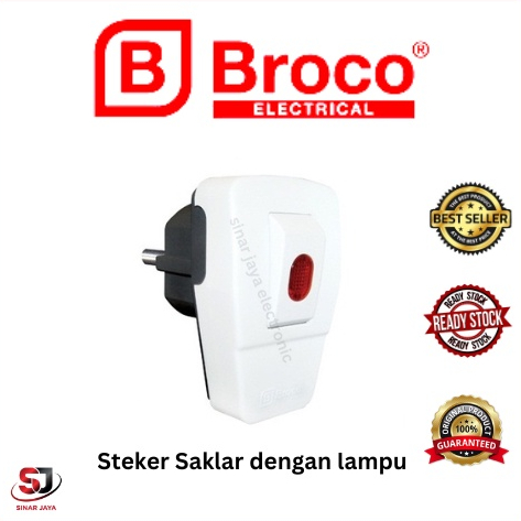 Jual STEKER LAMPU BROCO / STEKER + SAKLAR LAMPU BROCO / STEKER SWITCH ...