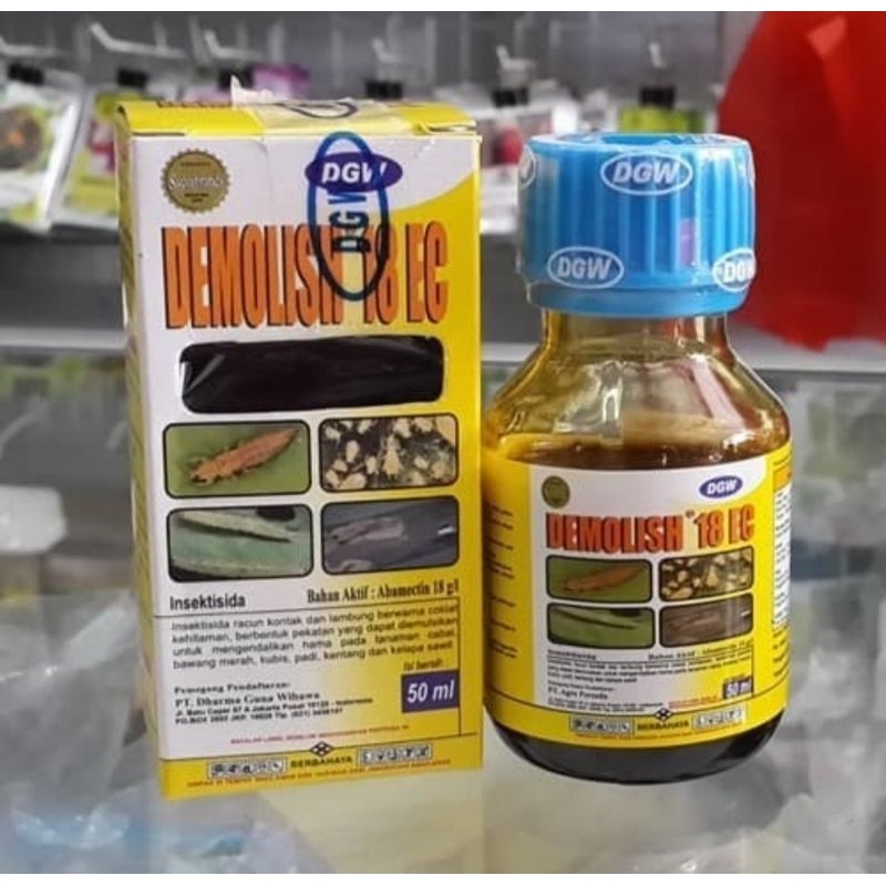 Jual INSEKTISIDA DEMOLISH 18 EC 50 ML ABAMEKTIN | Shopee Indonesia