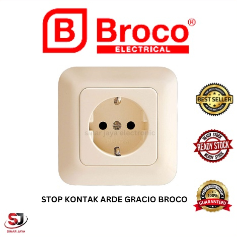 Jual STOP KONTAK IB BROCO / BROCO STOP KONTAK TANAM / STOP KONTAK TANAM ...