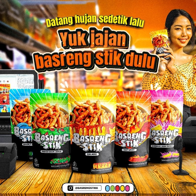 Jual Basreng Stik - Basreng/Bakso Goreng - Basreng Balado - Basreng ...