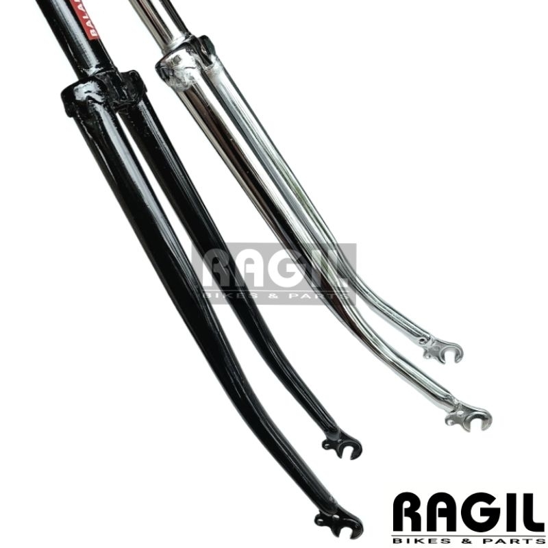 Jual FORK SEPEDA BALAP 27 LAMA JADUL x 1 1/4 700C 700 C HITAM CHROME ...