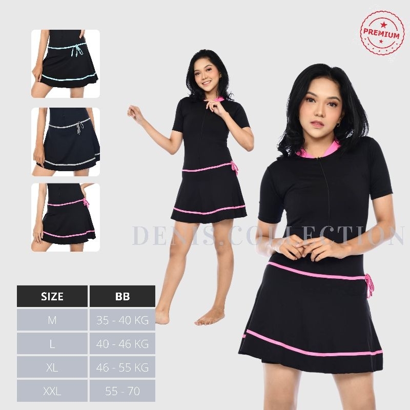 Jual Baju Renang Rok Dewasa/.Baju Renang Perempuan Dewasa/Baju Renang ...