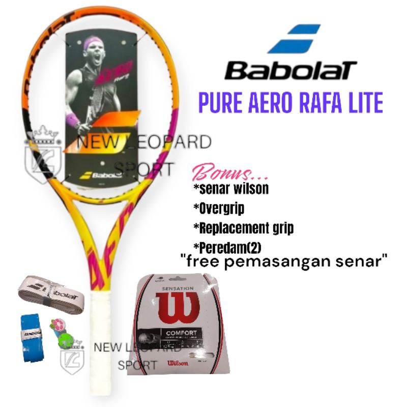 Jual Raket tenis babolat pure aero lite rafa 270gram | Shopee Indonesia