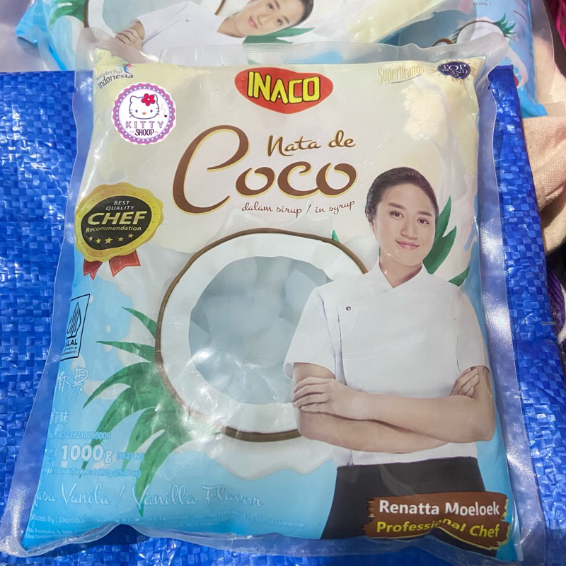 Jual Inaco Crispy Nata De Coco 1 Kg / Kemasan Ember / Halal | Shopee ...