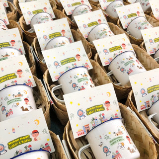 Jual Hampers Mug Enamel Custom Lebaran Idul Fitri Hadiah Kado Gift ...
