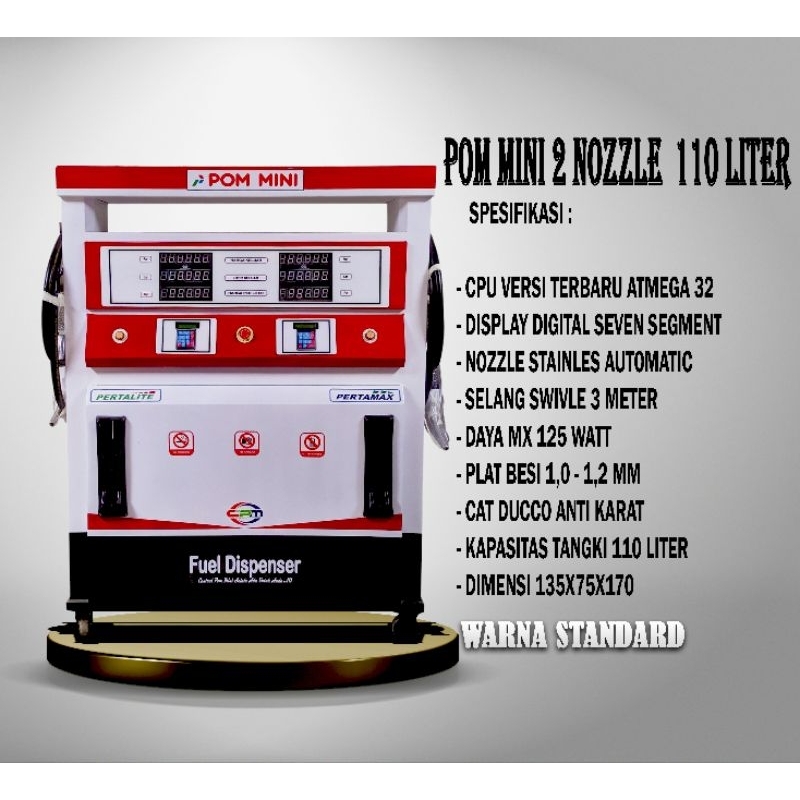 Jual POM MINI - Pertamini 2 Nozzle 2x110 Liter | Shopee Indonesia