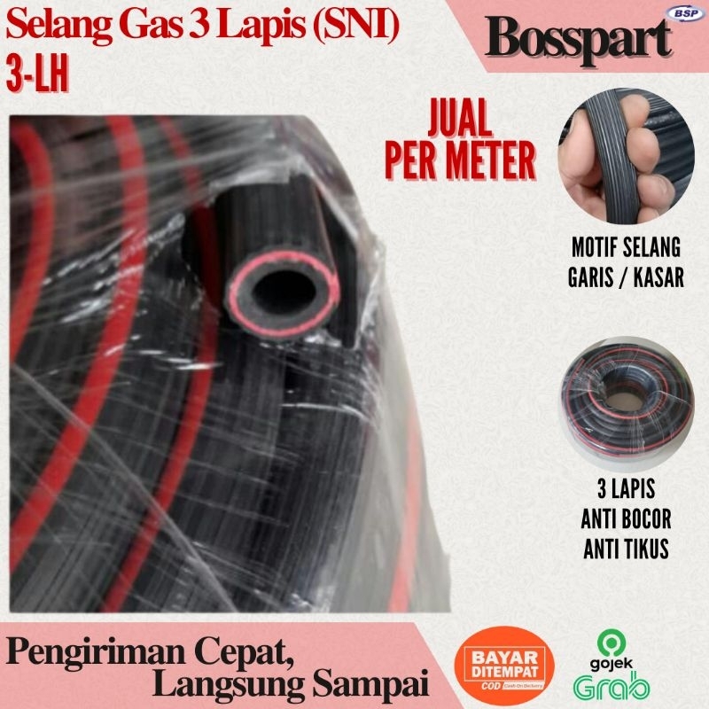 Jual Selang Gas 3 Lapis per Meter / Selang Regulator Gas LPG | Shopee ...