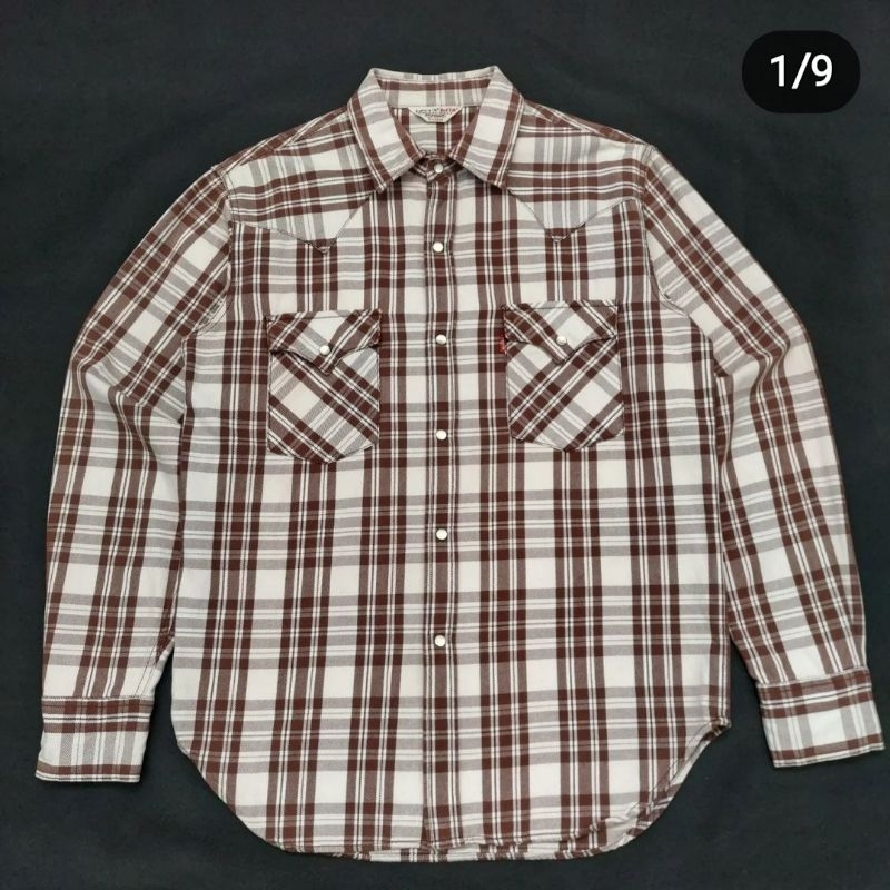 Jual LEVIS WORK FLANEL SHIRT HEAVYWEIGHT ( LS3 ) | Shopee Indonesia