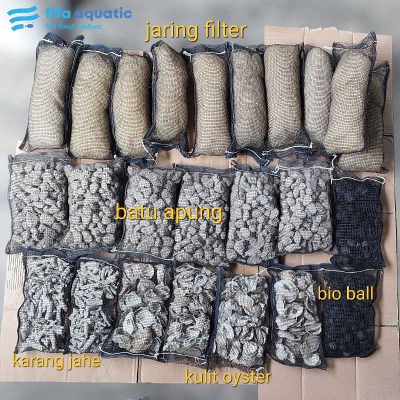 Jual Paket media filter kolam koi 5 in 1 super jernih & awet | Shopee ...