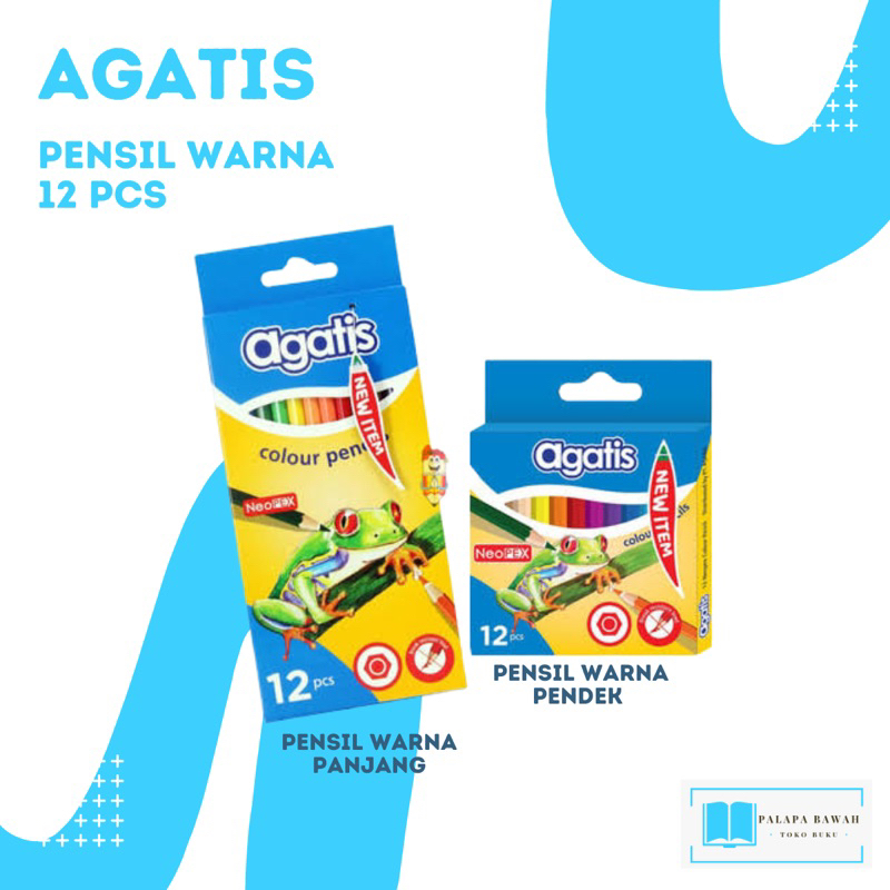 Jual Pensil Gambar AGATIS Neopex Hexagonal 12, 24 Warna Colour Pencils ...