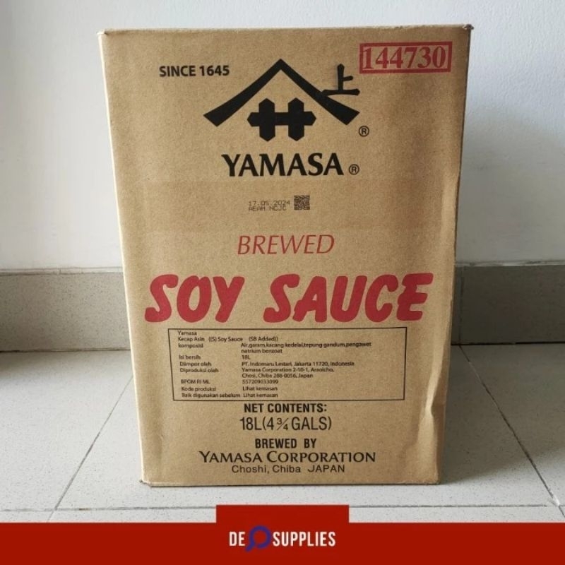 Jual Yamasa Soy Sauce Premium 18L - Kecap Asin Shoyu Jepang 18 Liter ...