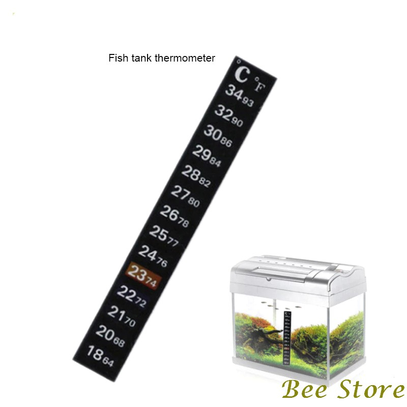 Jual Stiker Termometer Pengukur Suhu Aquarium Temperature Measurement ...
