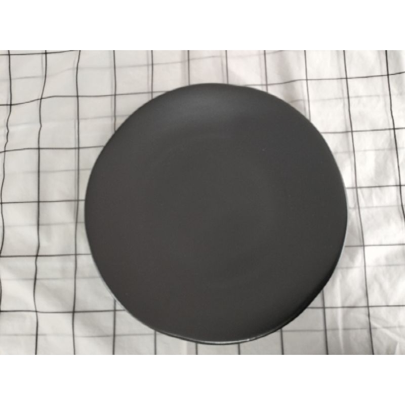 Jual dinner plate keramik hitam 28cm | Shopee Indonesia