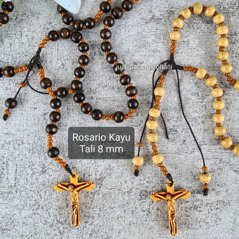 Jual Rosario Tali Kayu 8 mm | Shopee Indonesia