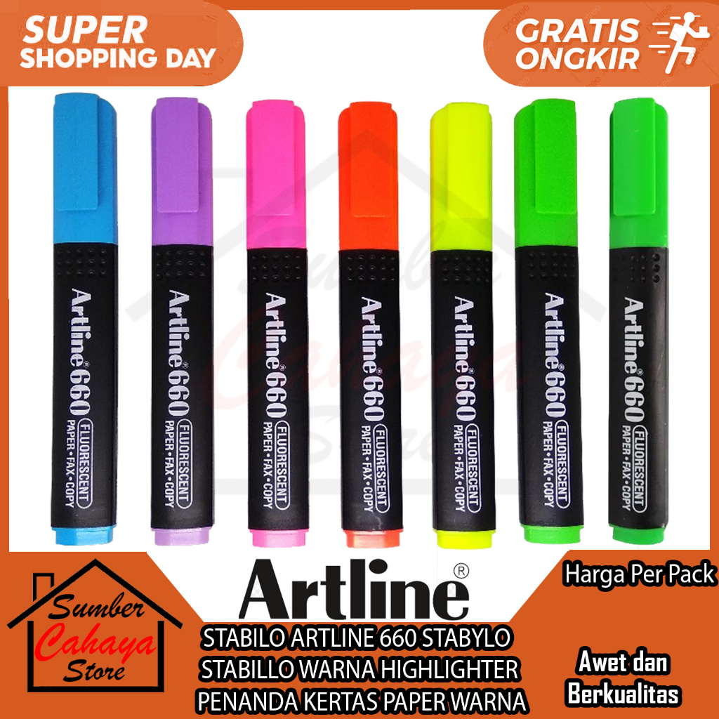 Jual STABILLO ARTLINE EK 660 STABYLO STABILO PENANDA KERTAS BEWARNA ...
