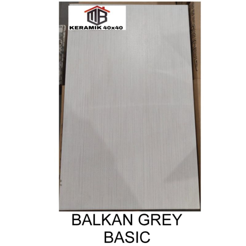 Jual Keramik Dinding Kamar Mandi Platinum Balkan Grey Basic 25x40 kw2 | Shopee Indonesia