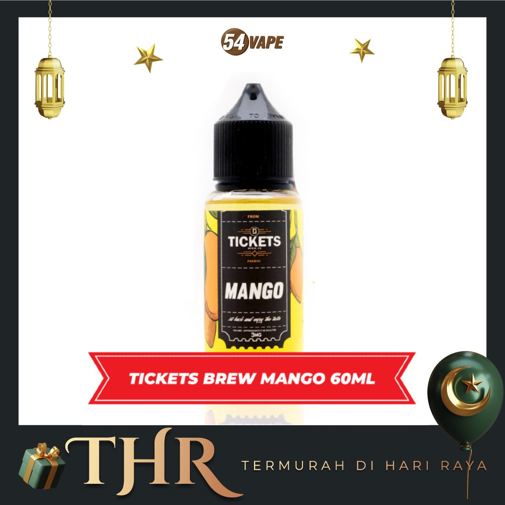 Jual TICKETS MANGO 60ML AUTHENTIC | Shopee Indonesia