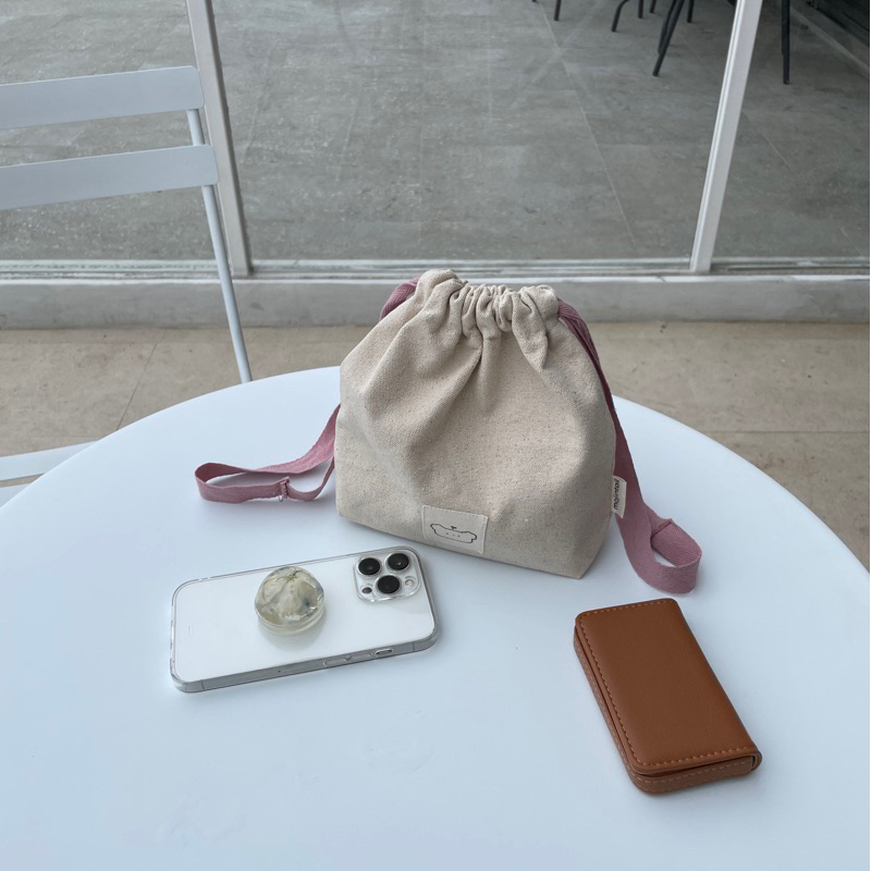 Jual Moji daily pouch/pouch lucu/pouch aesthetic/pouch canvas/eco pouch ...