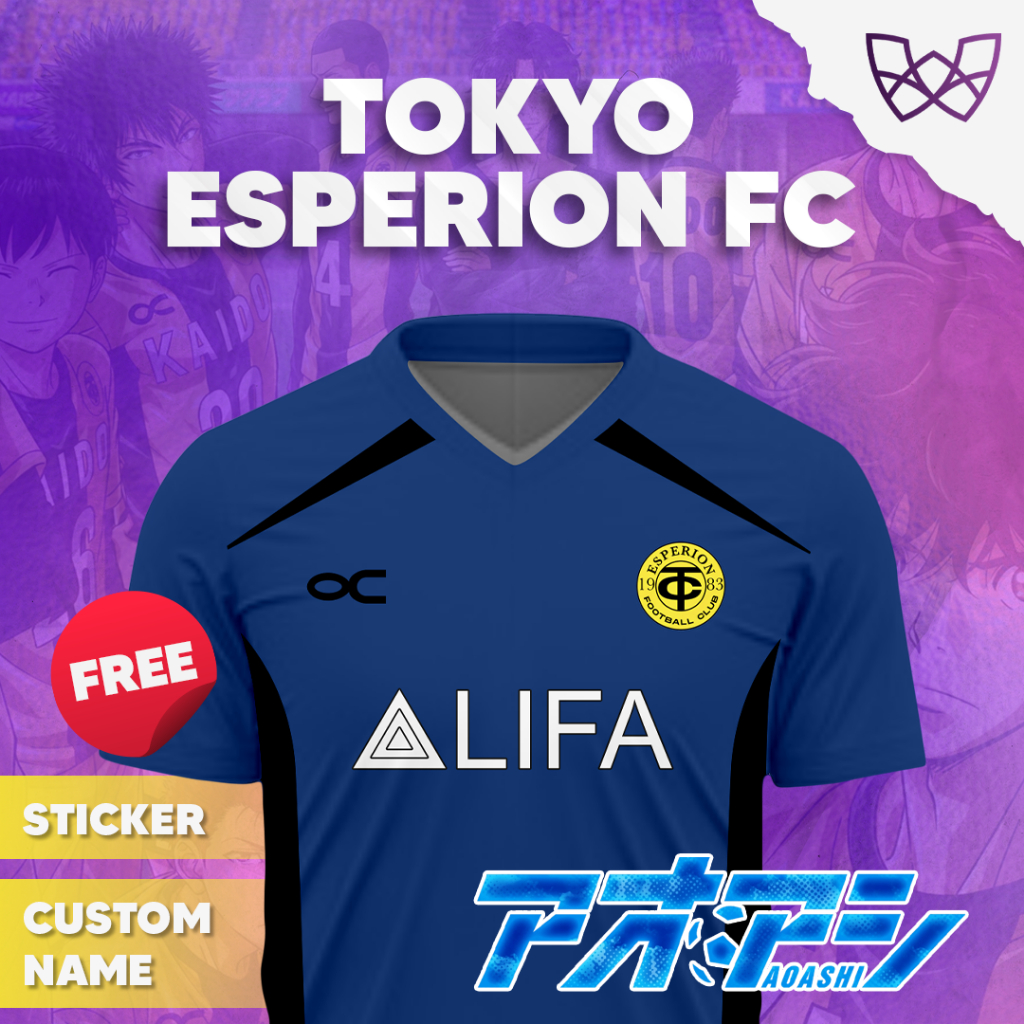 Jual PO Jersey Anime Sepak bola Ao Ashi Esperion FC Training jersey ...