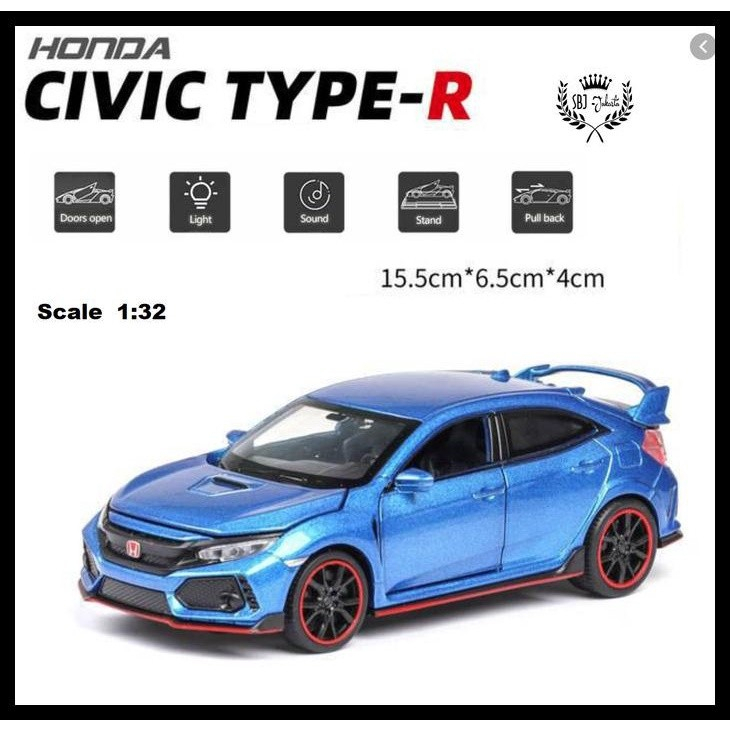 Jual Diecast Mobil Honda Civic Type-R Miniauto Top Model Metal ...