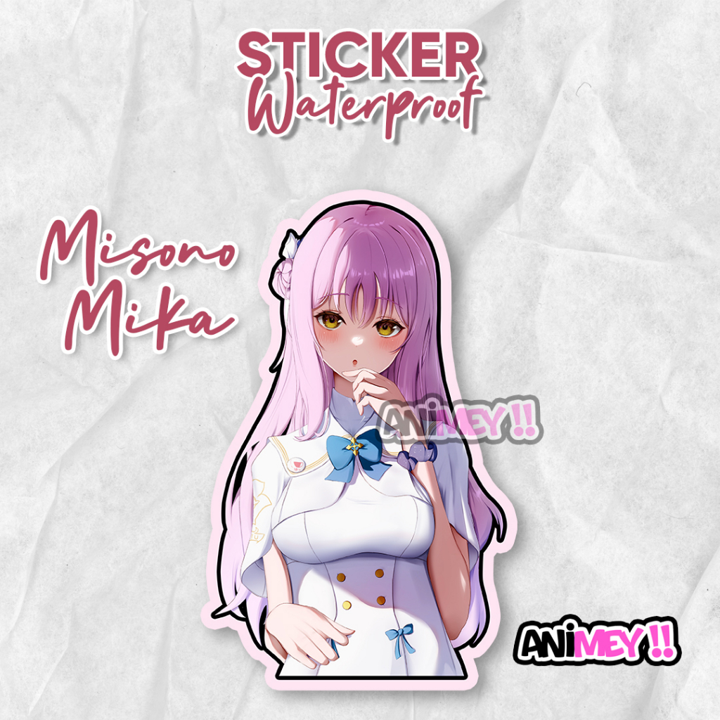 Jual Stiker Misono Mika / Sticker Anime Waterproof | Shopee Indonesia