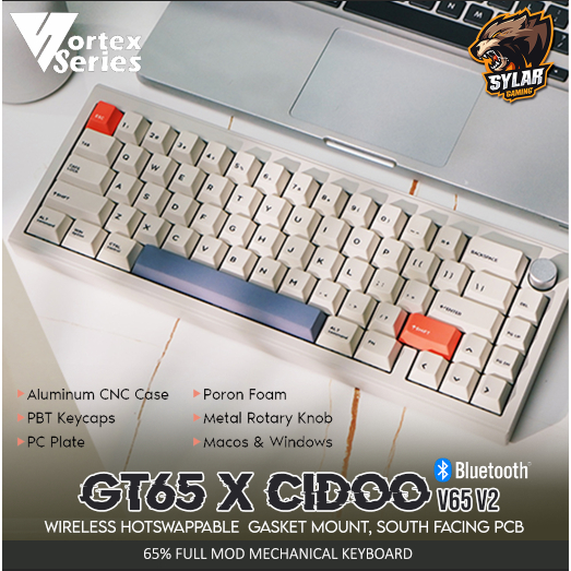 Jual VortexSeries GT65 / GT-65 X Cidoo V65 V2 Mechanical Gaming ...
