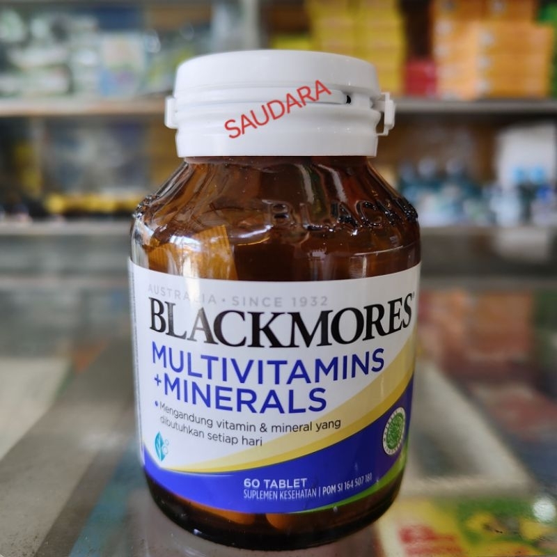 Jual Blackmores Multivitamin Minerals isi 60 Tablet | Shopee Indonesia