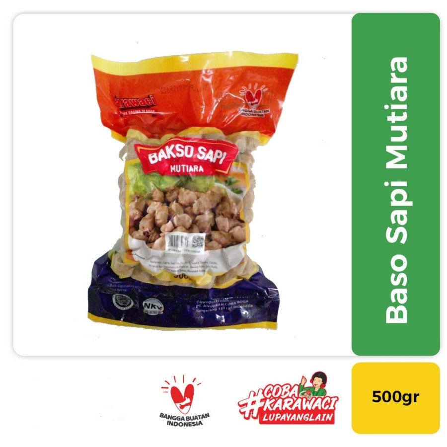 Jual BAKSO SAPI MUTIARA A1 BASO KARAWACI 500GR HALAL | Shopee Indonesia