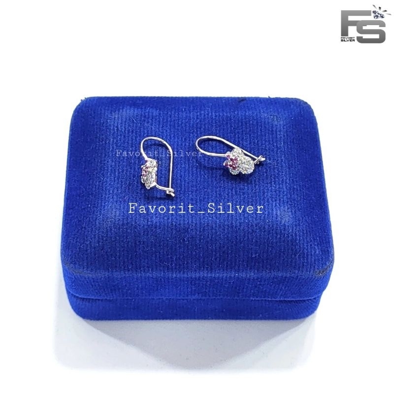 Jual ANTING ANAK PERAK ASLI SILVER 925 LAPIS EMAS PUTIH MODEL KEPALA MICKEY MOUSE - PERHIASAN ...