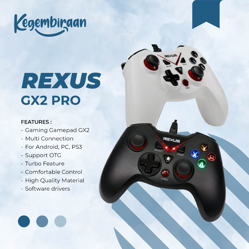 Jual Rexus Gladius GX2 Pro Gaming Gamepad / Joystick / Stick | Shopee ...