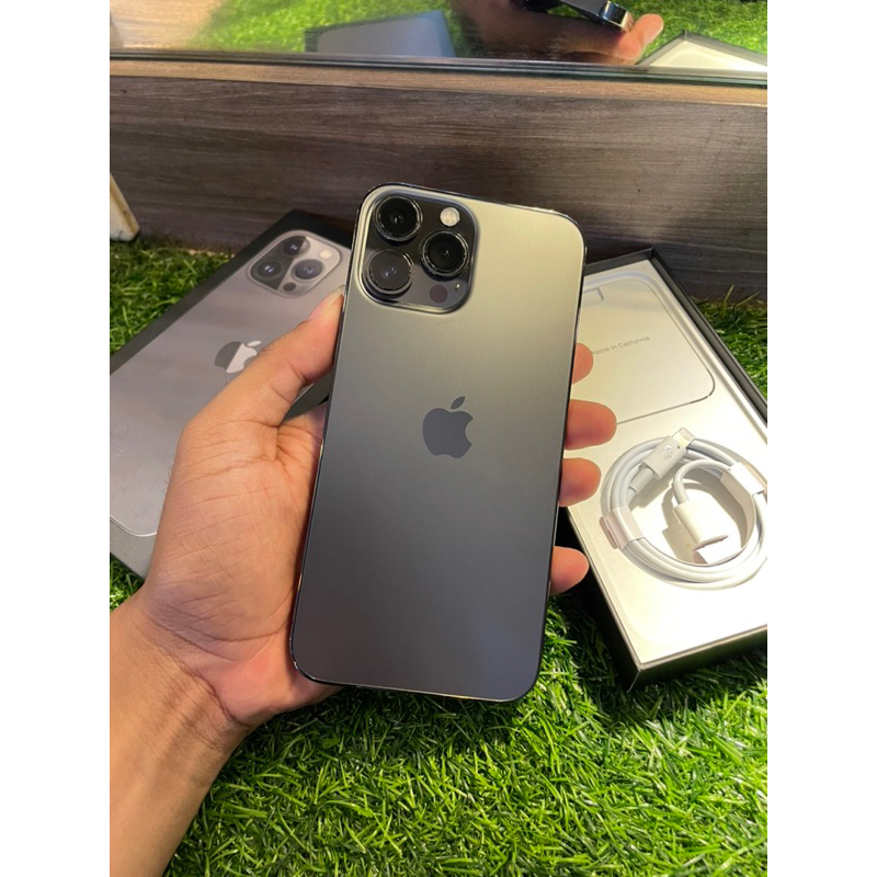 Jual iPhone 13 promax 128gb Fullset Original ibox | Shopee Indonesia