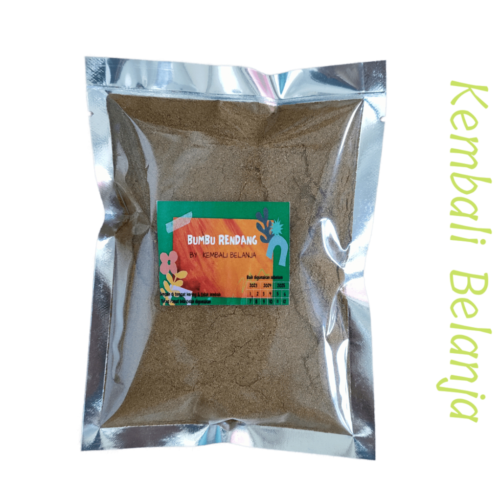 Jual Bumbu Rendang Lezat 50 Gram-100 Gram/ Bumbu Rendang Bubuk/ Bumbu ...
