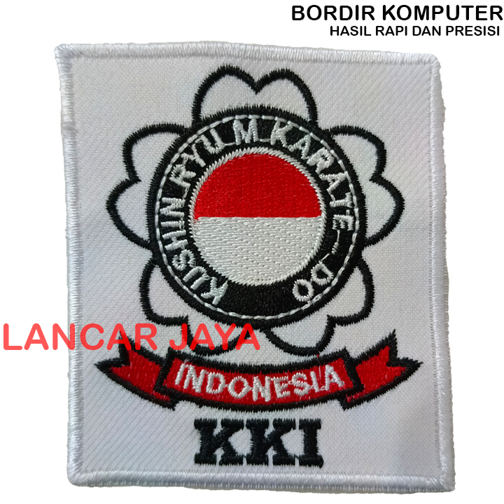 Jual LOGO KKI KARATE BELADIRI -BAGDE EMBLEM FULL BORDIR | Shopee Indonesia