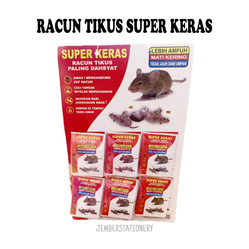 Jual (1renteng) Racun Tikus Super Keras | Shopee Indonesia